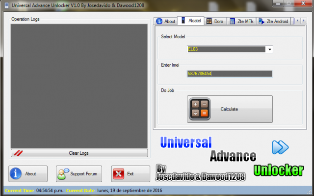 Liberar celulares gratis con Universal Advance Unlocker
